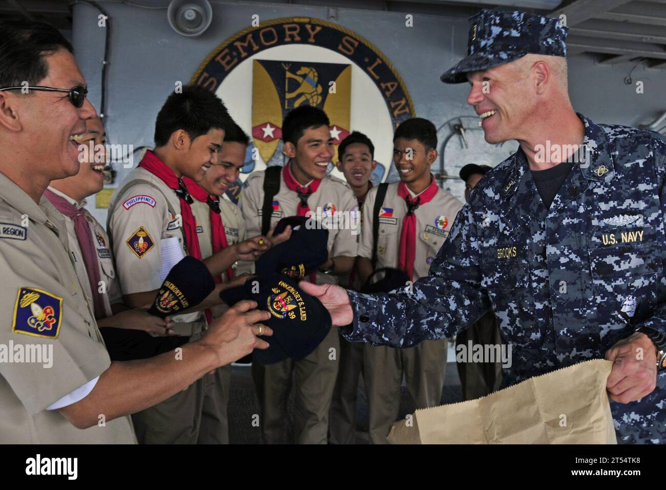 Elizabeth Fray, USS Emory S. Land Stock Photo - Alamy