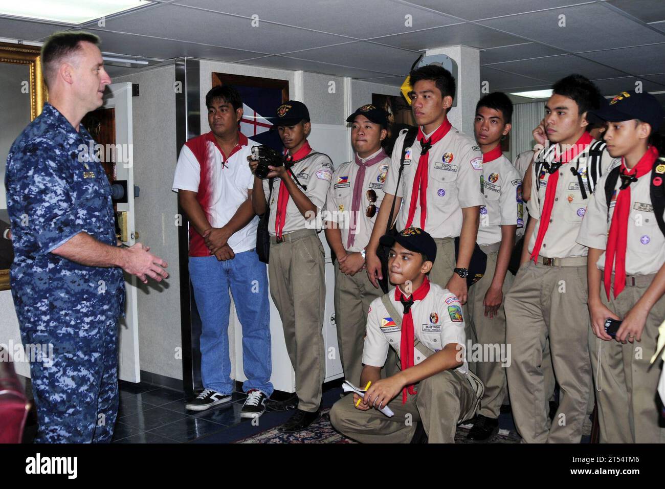 Elizabeth Fray, USS Emory S. Land Stock Photo - Alamy