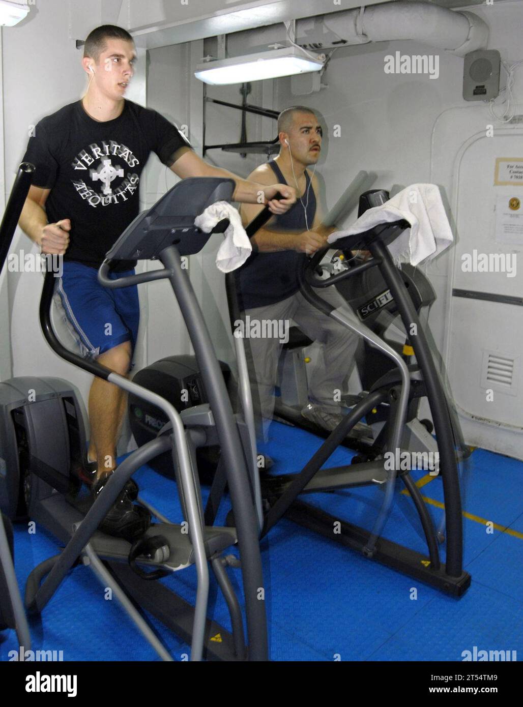 elliptical trainer, LHD 4, physical readiness test, USS Boxer Stock ...