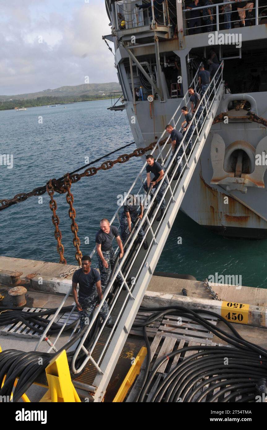 Elizabeth Fray, USS Emory S. Land Stock Photo - Alamy