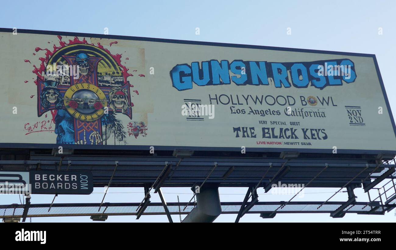 Los Angeles, California, USA 2nd November 2023 Guns NÕ Roses Hollywood ...