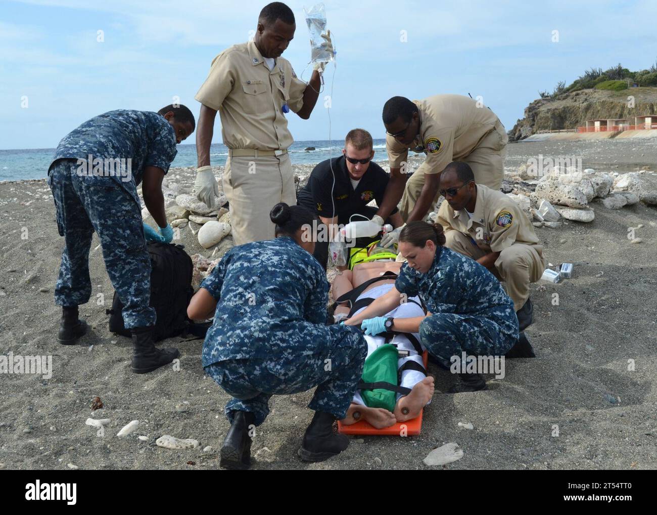 EMT certification, U.S. Naval Hospital Guantanamo Bay Stock Photo - Alamy