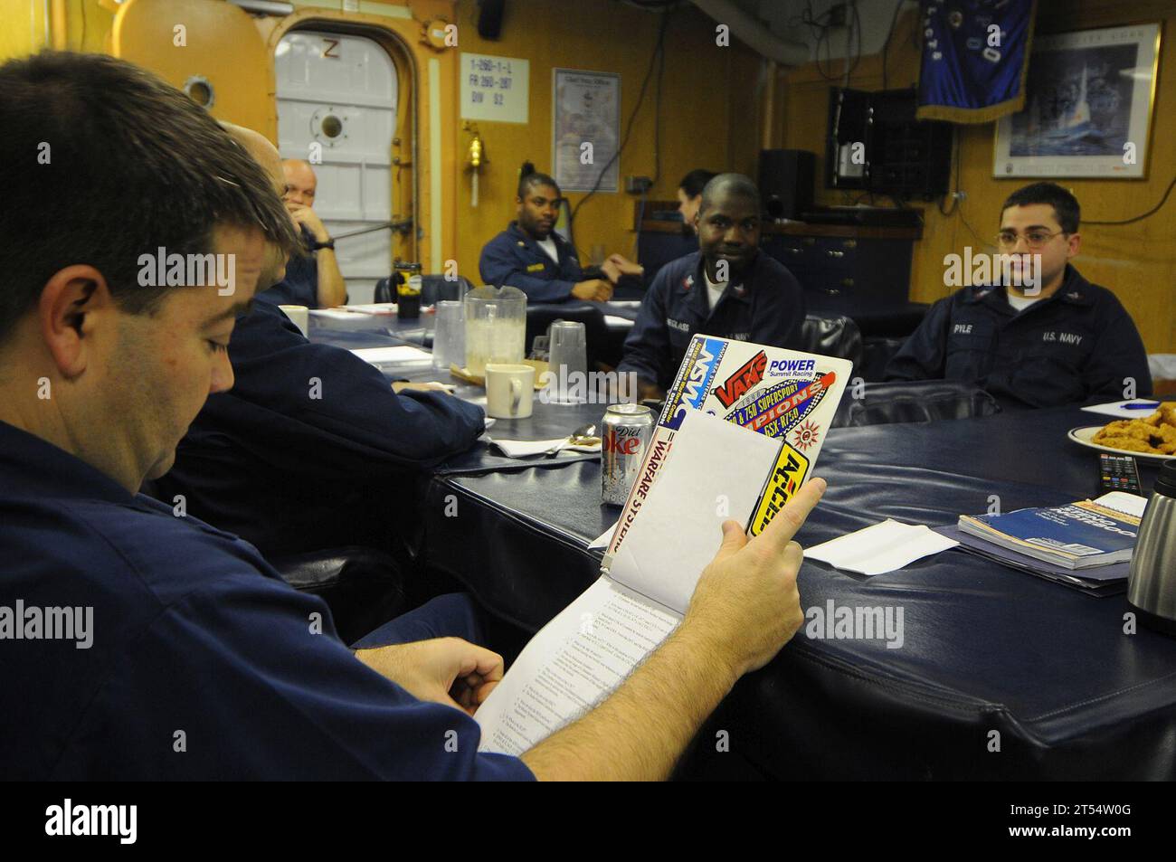 Enlisted Surface Warfare qualification, examination board, GULF OF OMAN ...