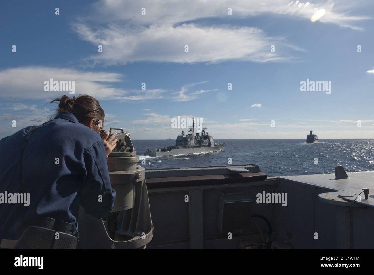 enterprise strike group, navy, Nitze, usns john lenthall Stock Photo ...