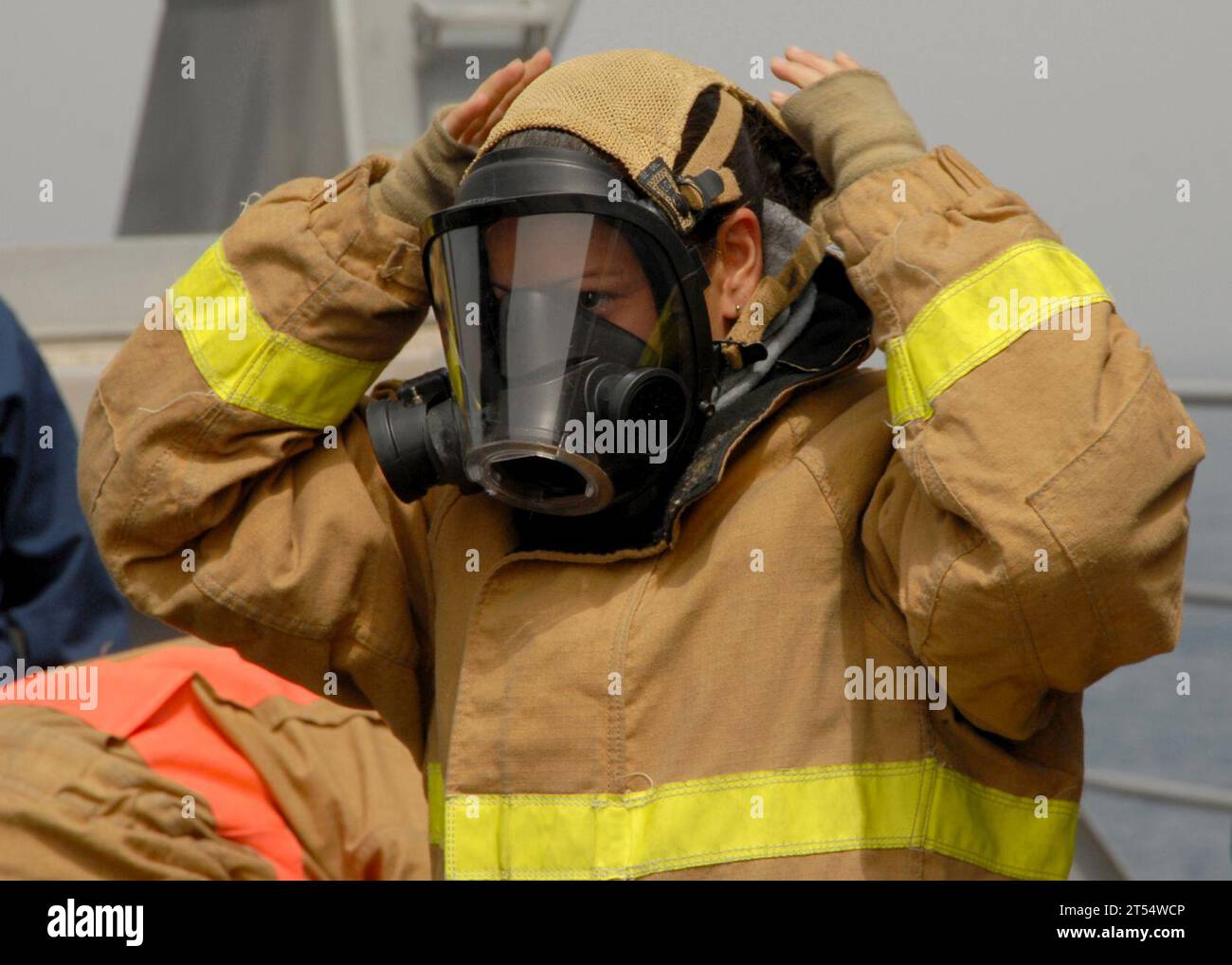equipment, female, firefighting, training Stock Photo - Alamy