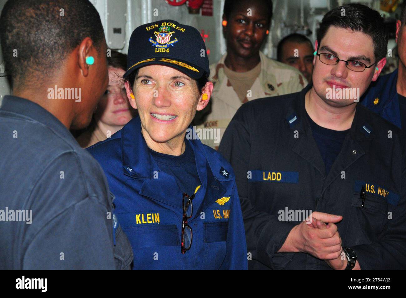 esg-5, Rear Adm. Margaret Klein, Sailors, U.S. Navy, USS Boxer (LHD 4 ...