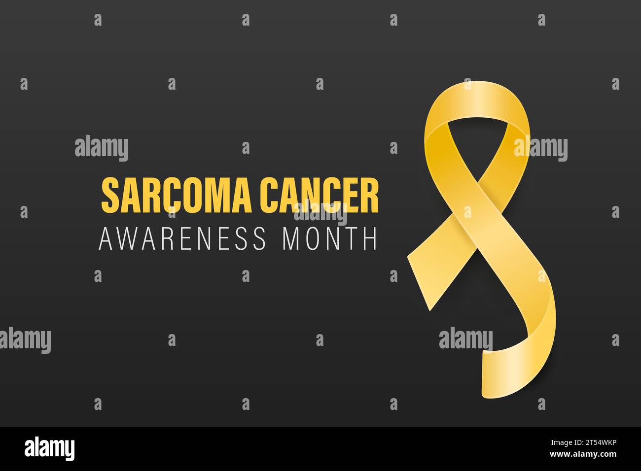 Sarcoma, Bone Cancer Banner, Card, Placard with Vector 3d Realistic ...