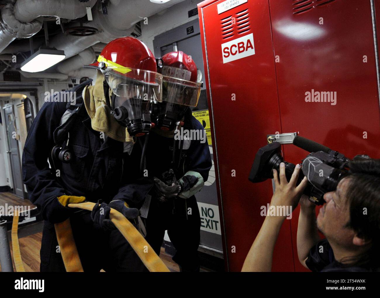 Exercise Malabar 2009, Sailors, TV-Tokyo Network, USS Blue Ridge Stock ...