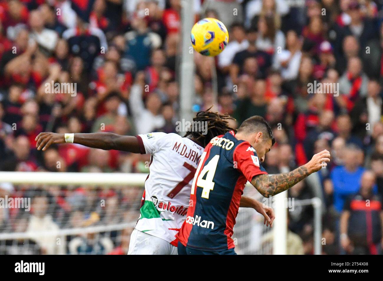 Genoa, Italy. 01st Nov, 2023. Aerieal contrast during Frecciarossa ...