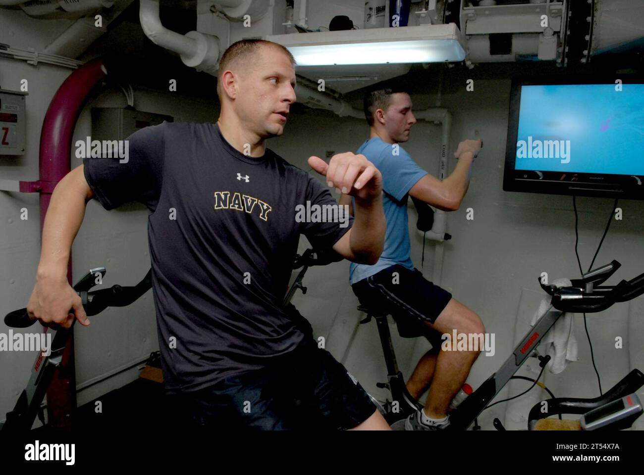 EXERCISE. PT, Spin Class Stock Photo - Alamy