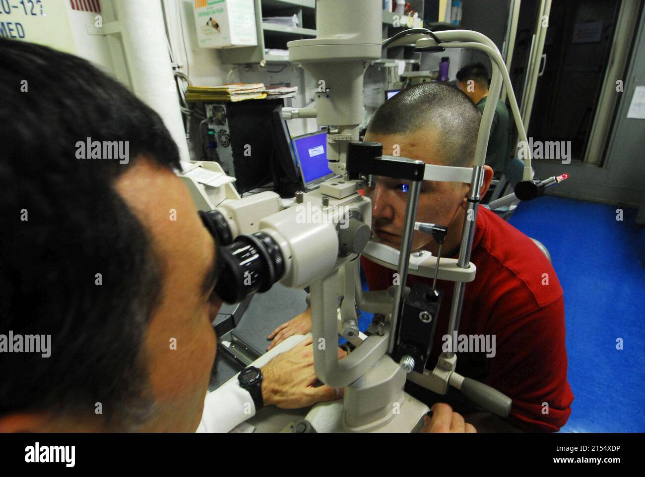 eye exam, Maritime Security Operations, medical, medical officer ...
