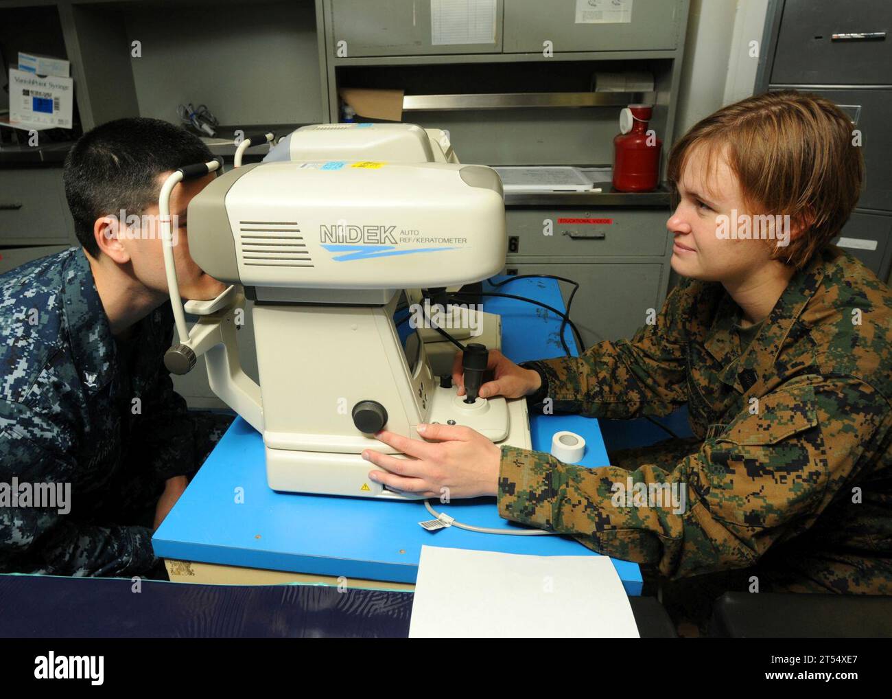 eye exam, navy, Pacific, people, U.S. Navy, USS Peleliu (LHA 5 Stock ...