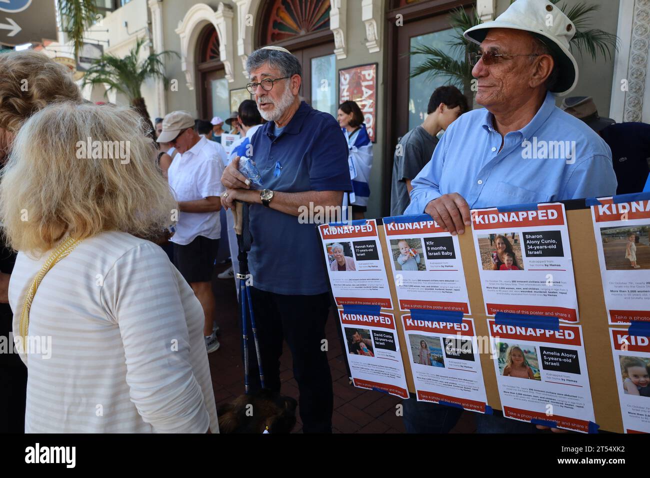 Santa Barbara, California, USA. 22nd Oct, 2023. Israeli-American man ...