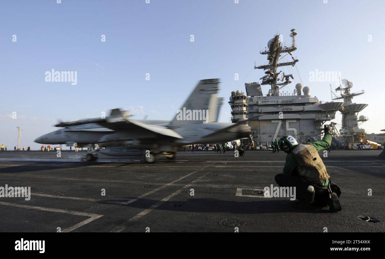 F/A-18C Hornet, Harry S. Truman Carrier Strike Group, Maritime Security ...