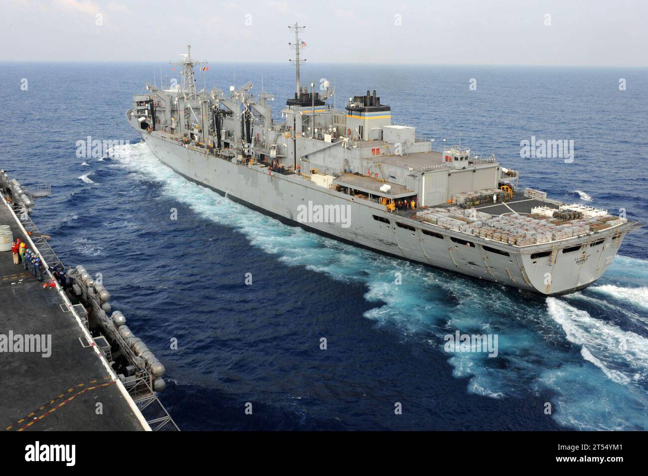 fast combat support ship, Military Sealift Command, msc, U.S. Navy, USNS Supply (T-AOE 6 Stock ...