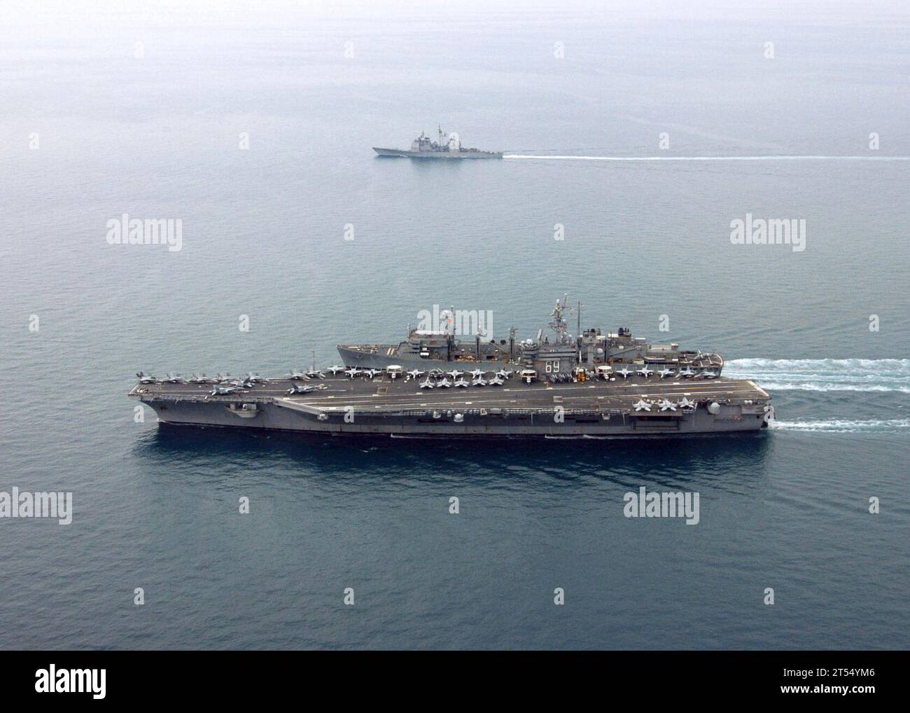 Fast Combat Support Ship USNS Artic (T-AOE 8), USS Dwight D. Eisenhower ...