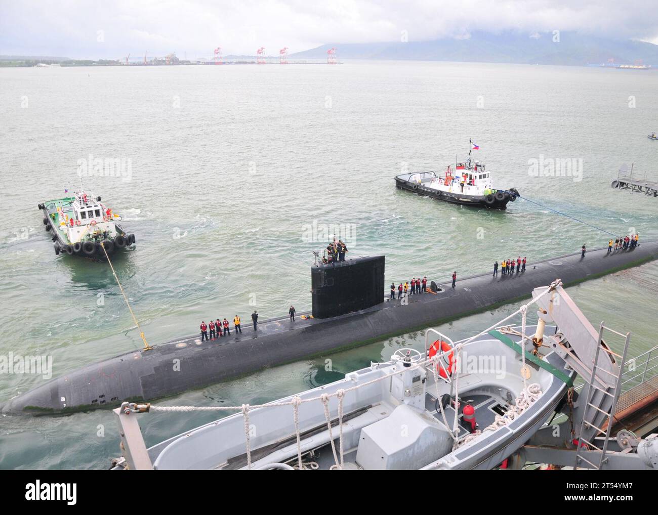 fast attack, Philippines, Subic Bay, Submarine, U.S. Navy, USS Santa Fe ...
