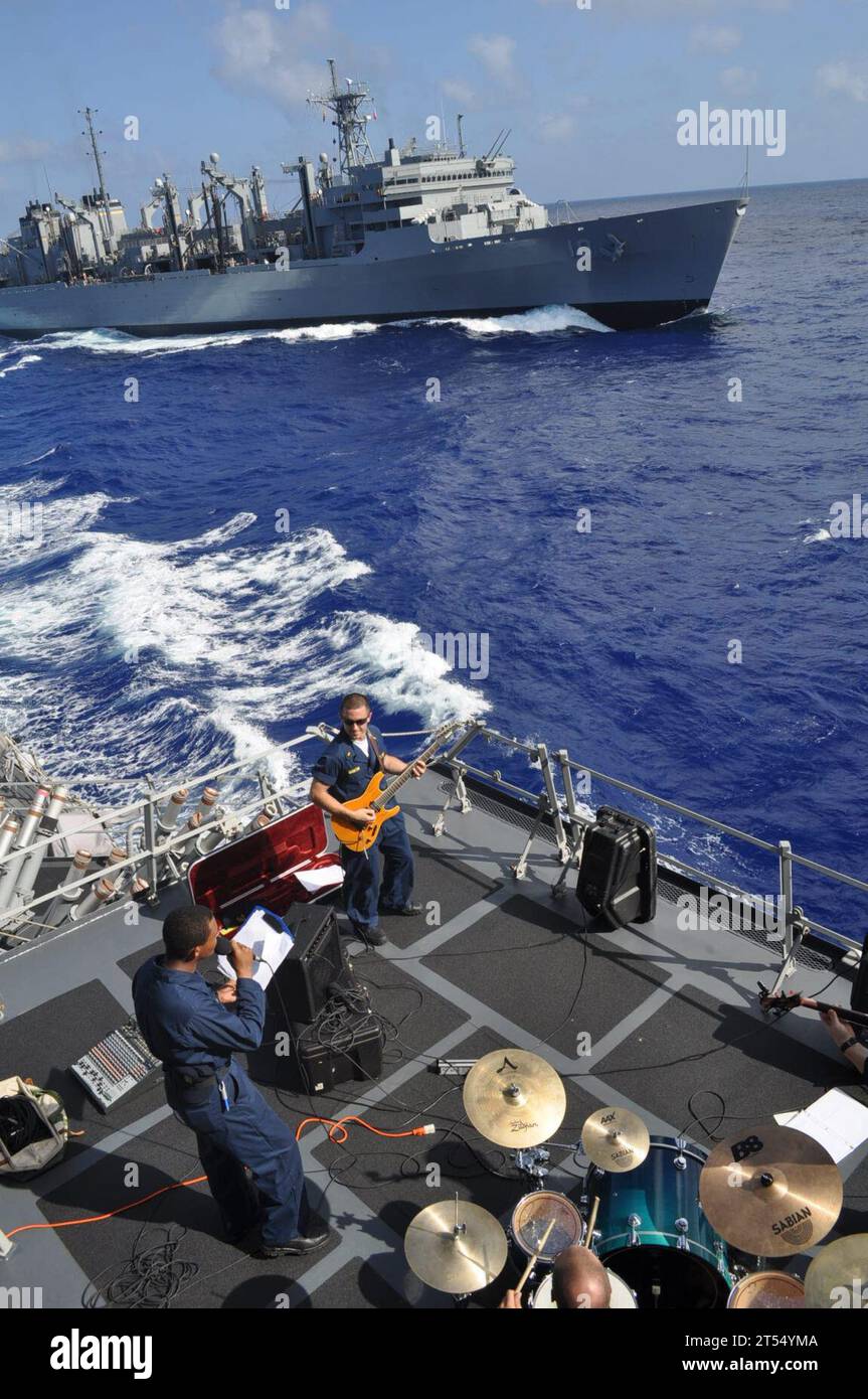 fast combat support ship, Guided-Missile Destroyer, navy, The Breakaways, U.S. Navy, Underway ...