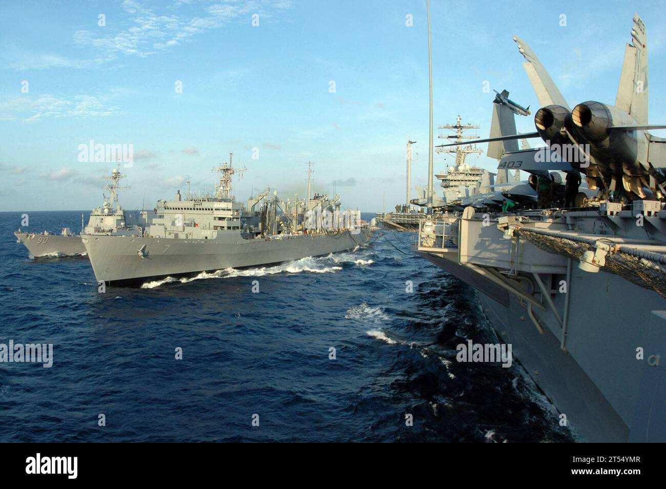 Fast Combat Support Ship USNS Rainier (T-AOE 7), Guided-missile ...