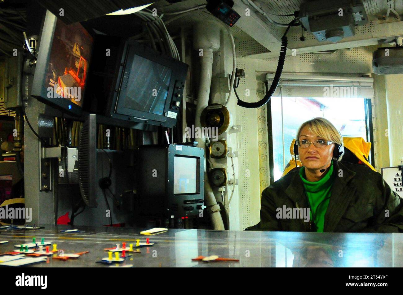 female, first female Aircraft Handlers, handler, North Arabian Sea, U.S ...