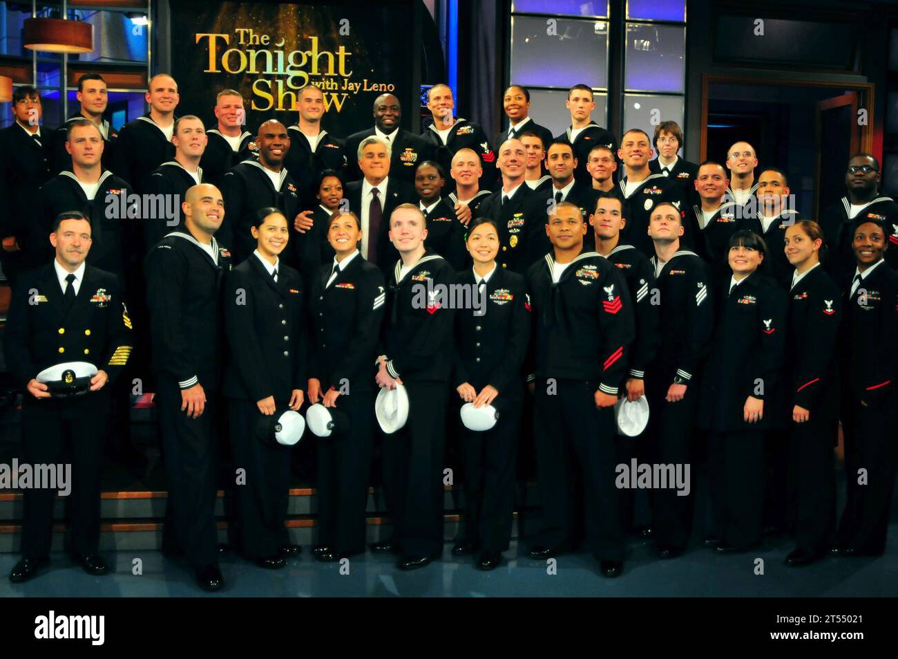 female, host, Jay Leno, Sailor, The Tonight Show, U.S. Navy, USS Carl ...