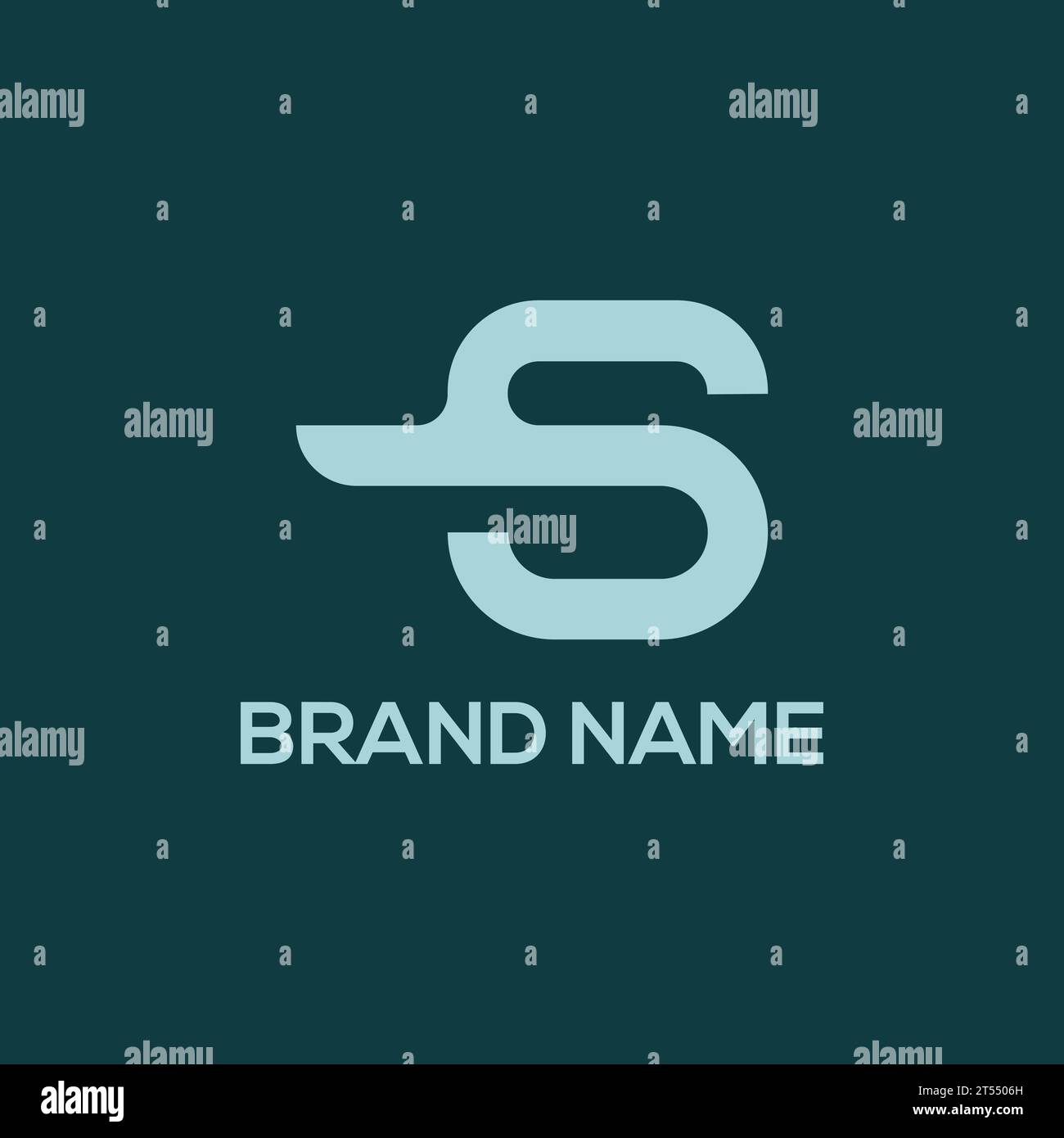 Initial modern sp sd s p d letter logo Royalty Free Vector Stock Vector ...