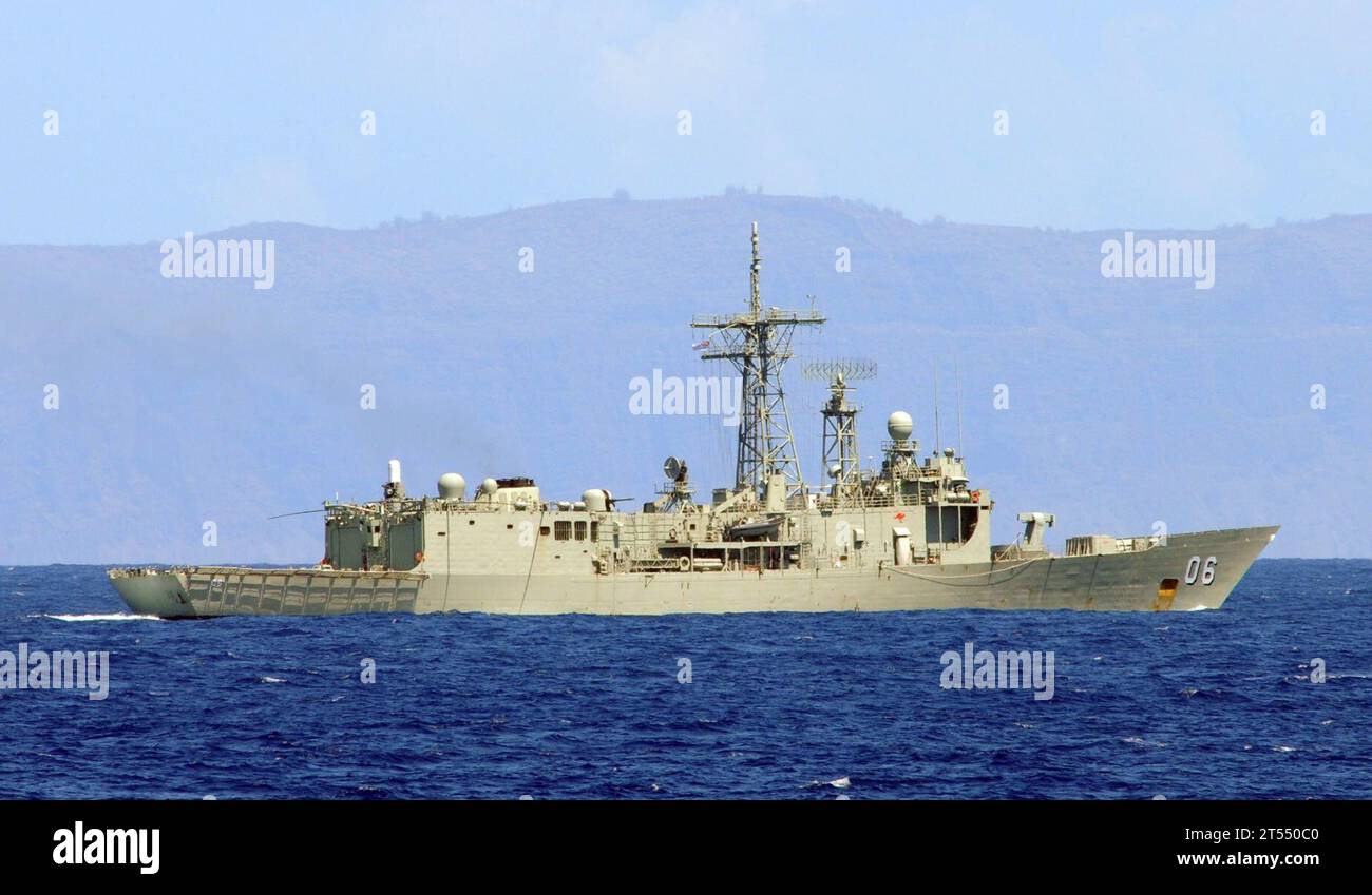 FFG 06, Frigate, HMAS Newcastle, rimpac, U.S. Navy Stock Photo - Alamy