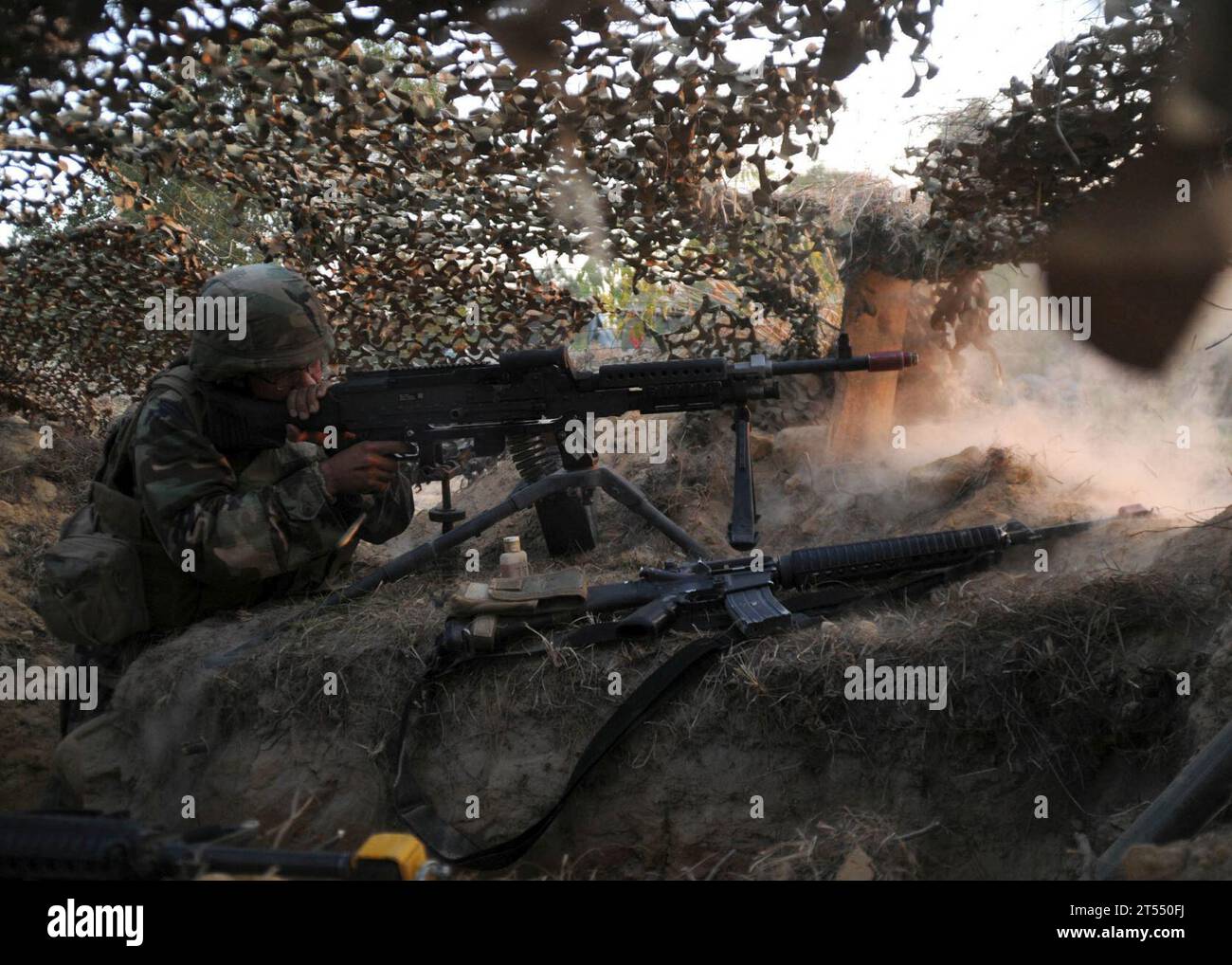 Field Training Exercise, FTX, M240B machine gun, Naval Mobile ...
