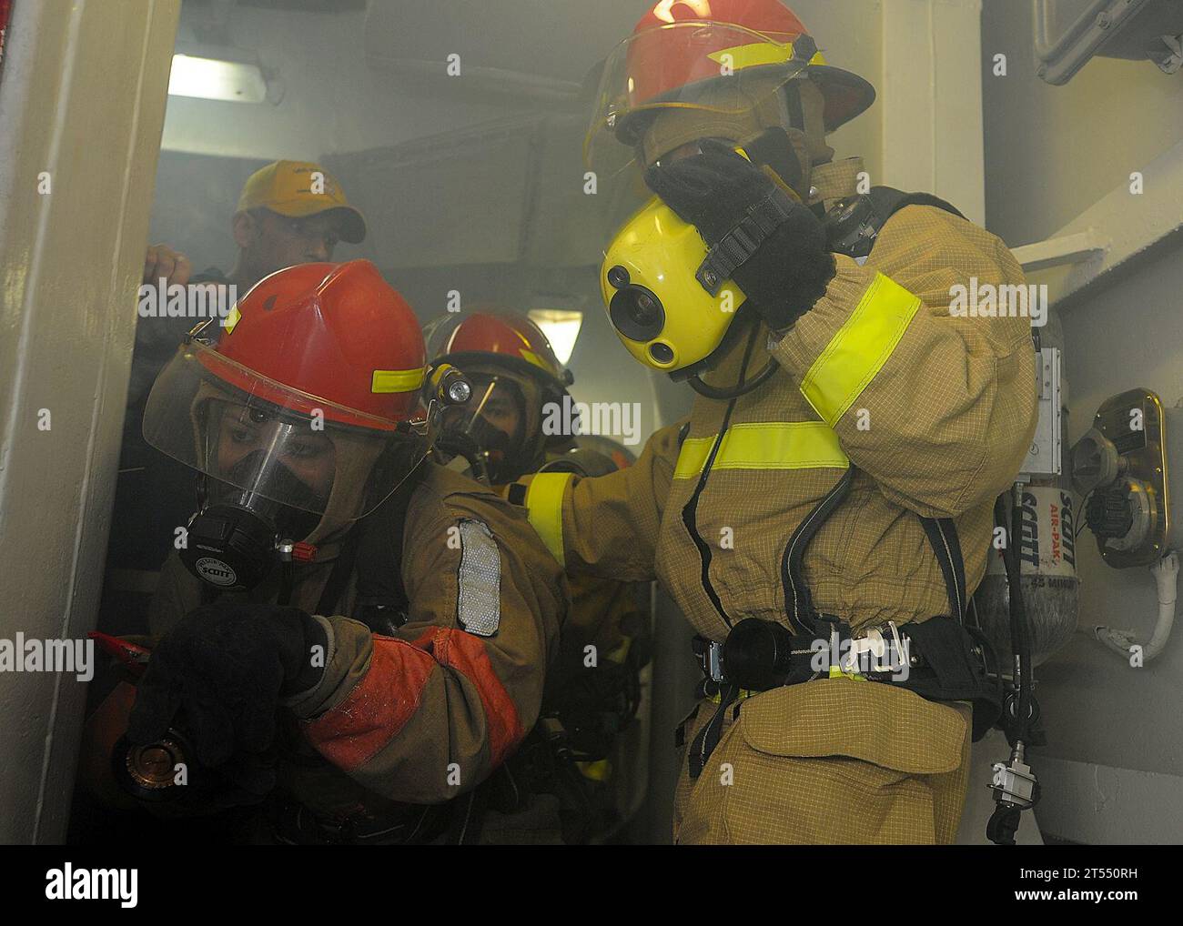 fire party, Kearsarge Amphibious Ready Group, simulated fire, U.S. navy ...