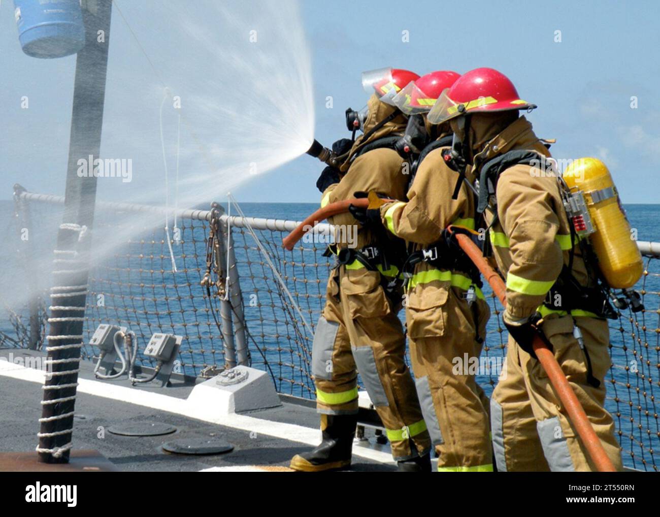 fire, hose, Sailor, training Stock Photo - Alamy