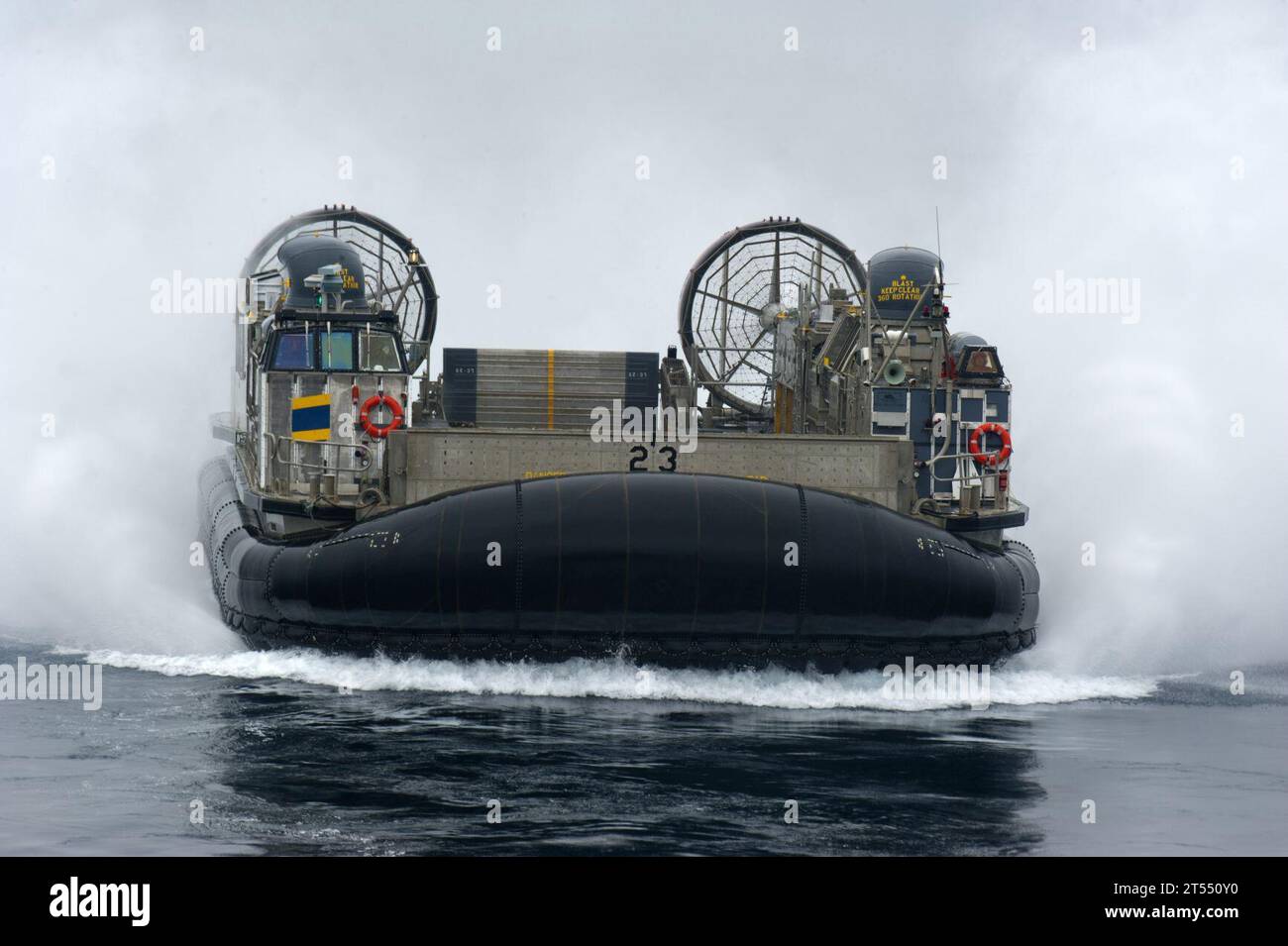 firefighting, flight deck, LCAC, U.S. Navy, USMC, USS New Orleans Stock ...