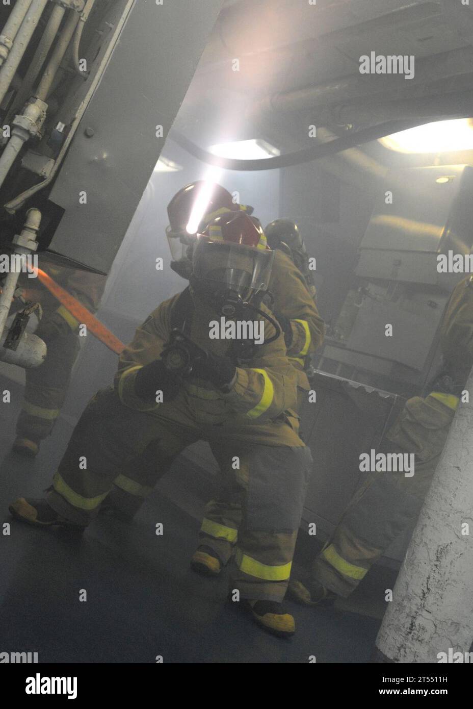firefighting, General Quarters, gq, U.S. Navy Stock Photo - Alamy
