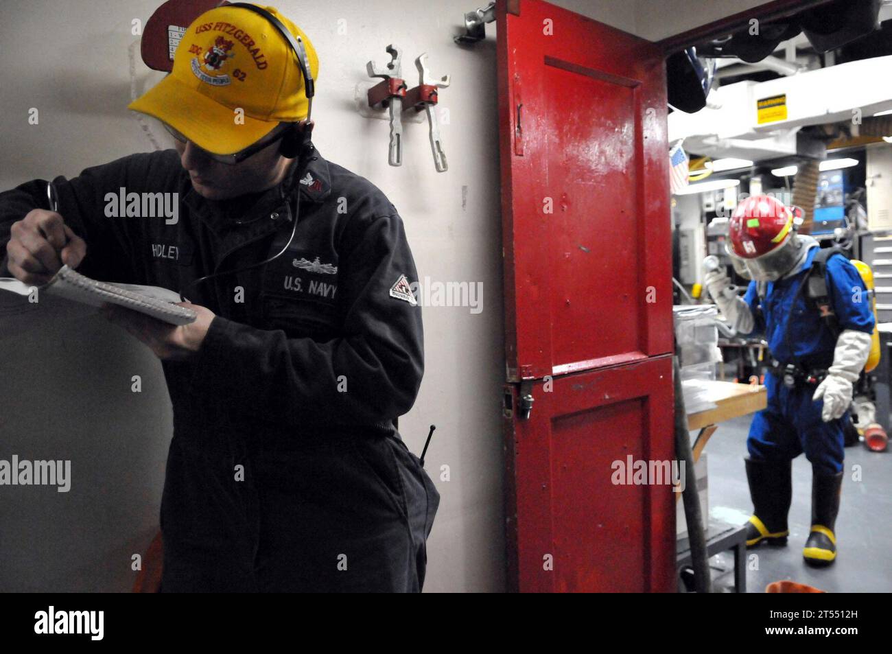 firefighting, Frigate, Japan, Sailors, training, U.S. Navy, USS ...