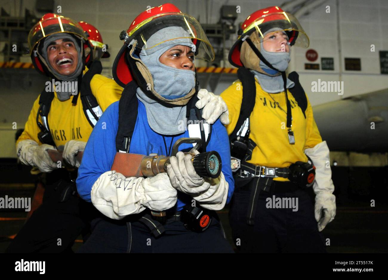 firefighting, Sailors, training, U.S. Navy, USS George H.W. Bush (CVN ...