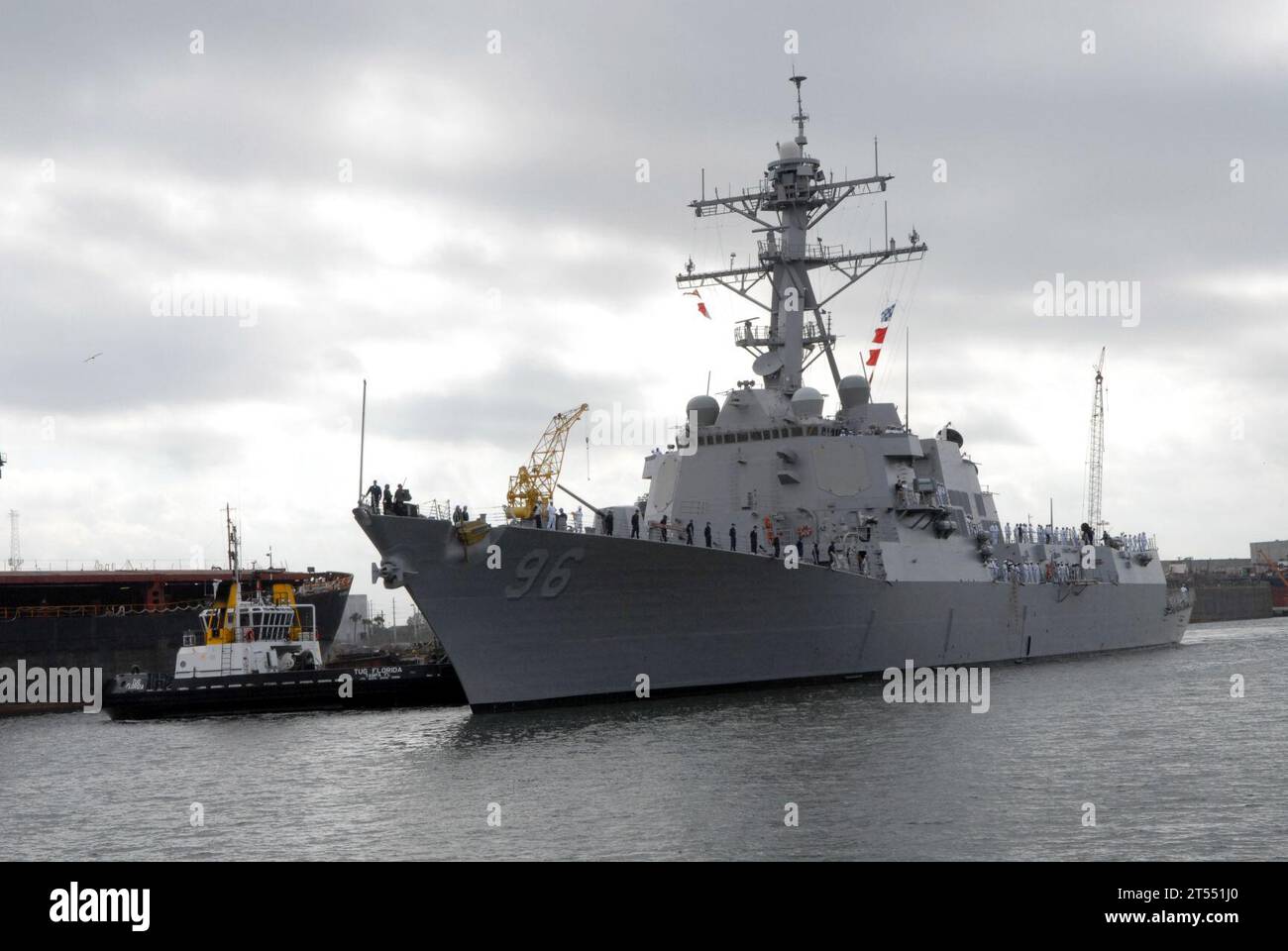 Fla., guided-missile destroyer USS Bainbridge (DDG 96), Navy presence ...