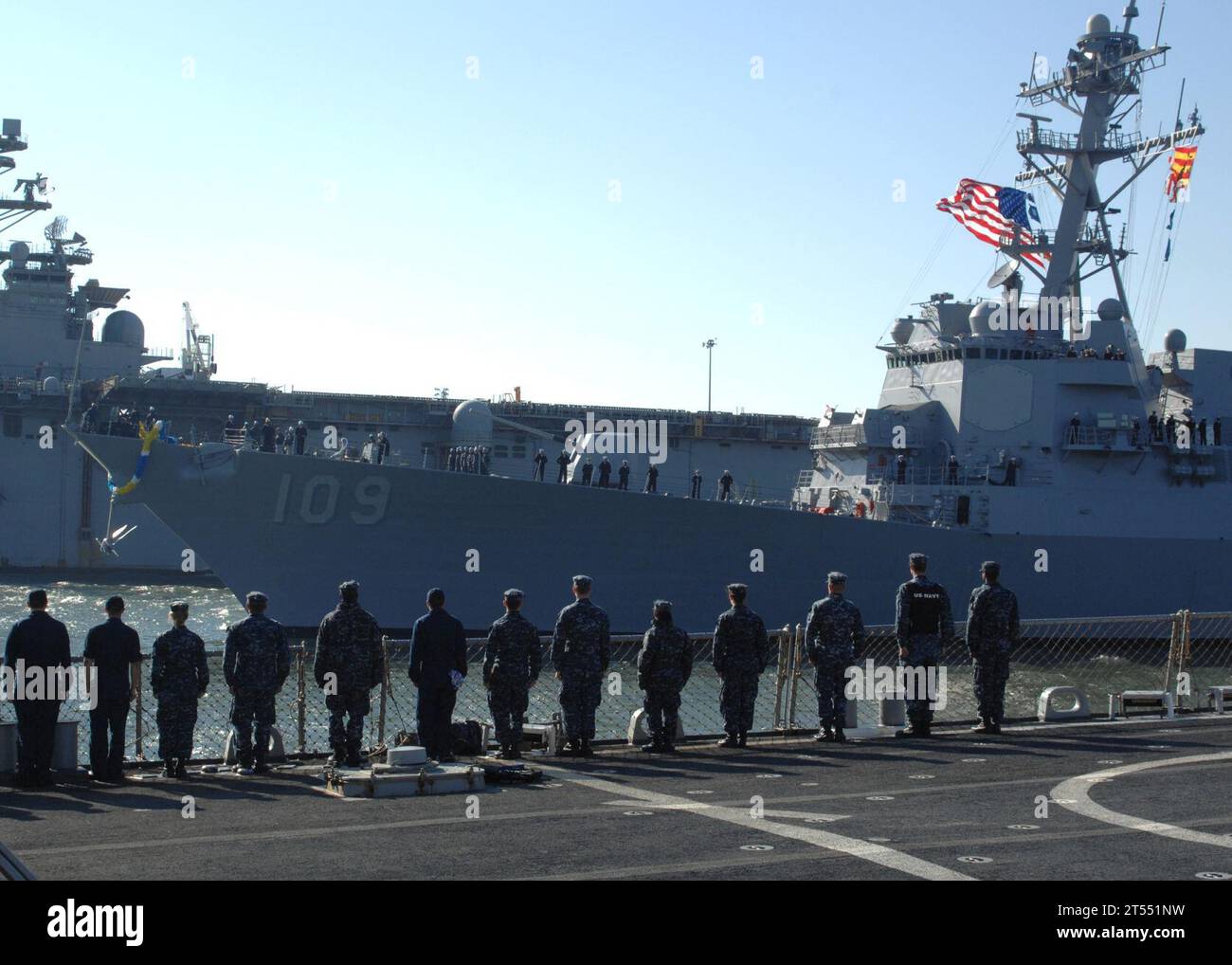 Flag, Sailor, U.S. Navy, USS Cole (DDG 67), USS Jason Dunham (DDG 109 ...