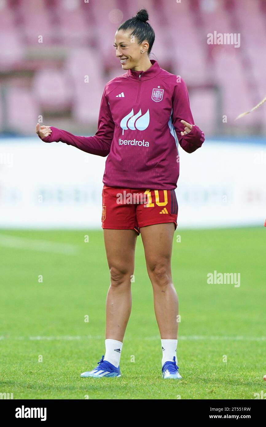 Jenni Hermoso of Spain gestures during the UEFA Women's Nations League ...
