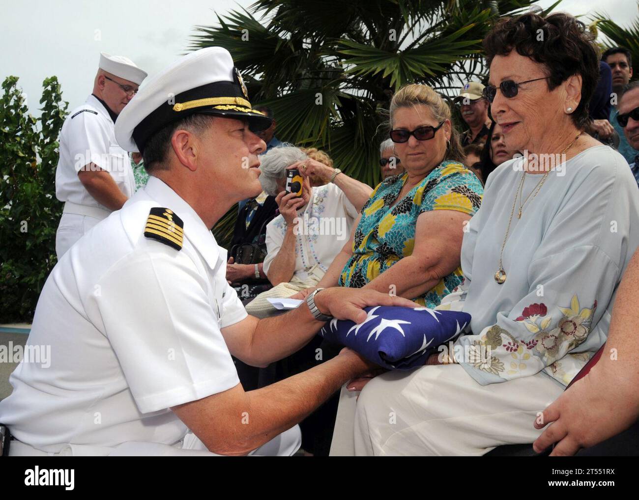 Flag, funeral, palm trees Stock Photo - Alamy