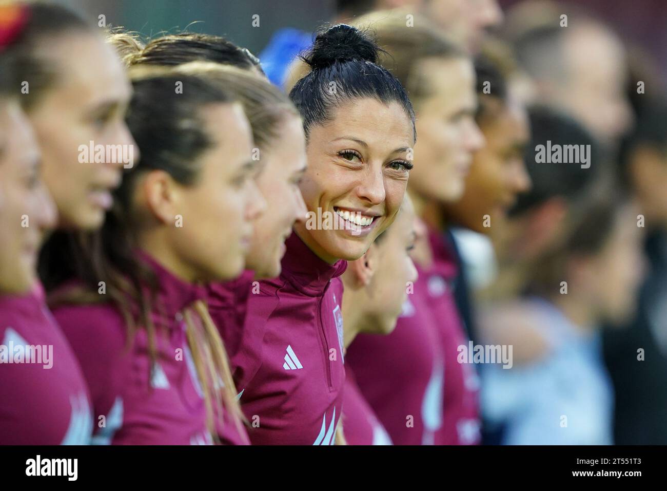 Jenni Hermoso of Spain looks on during the UEFA Women's Nations League ...