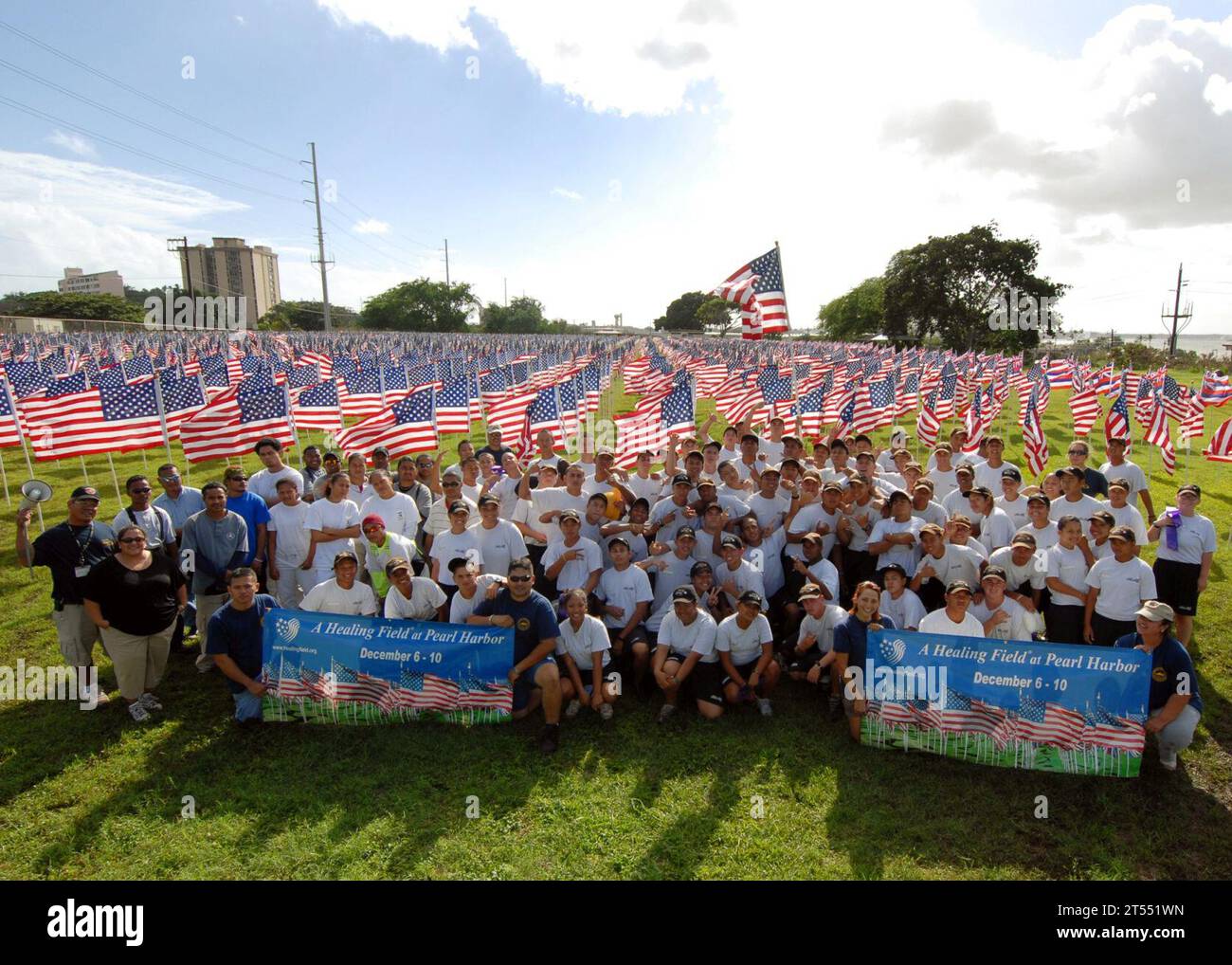 flags, group photo, HAWAII, Hawaii Job Corp, Hawaii National Guard ...
