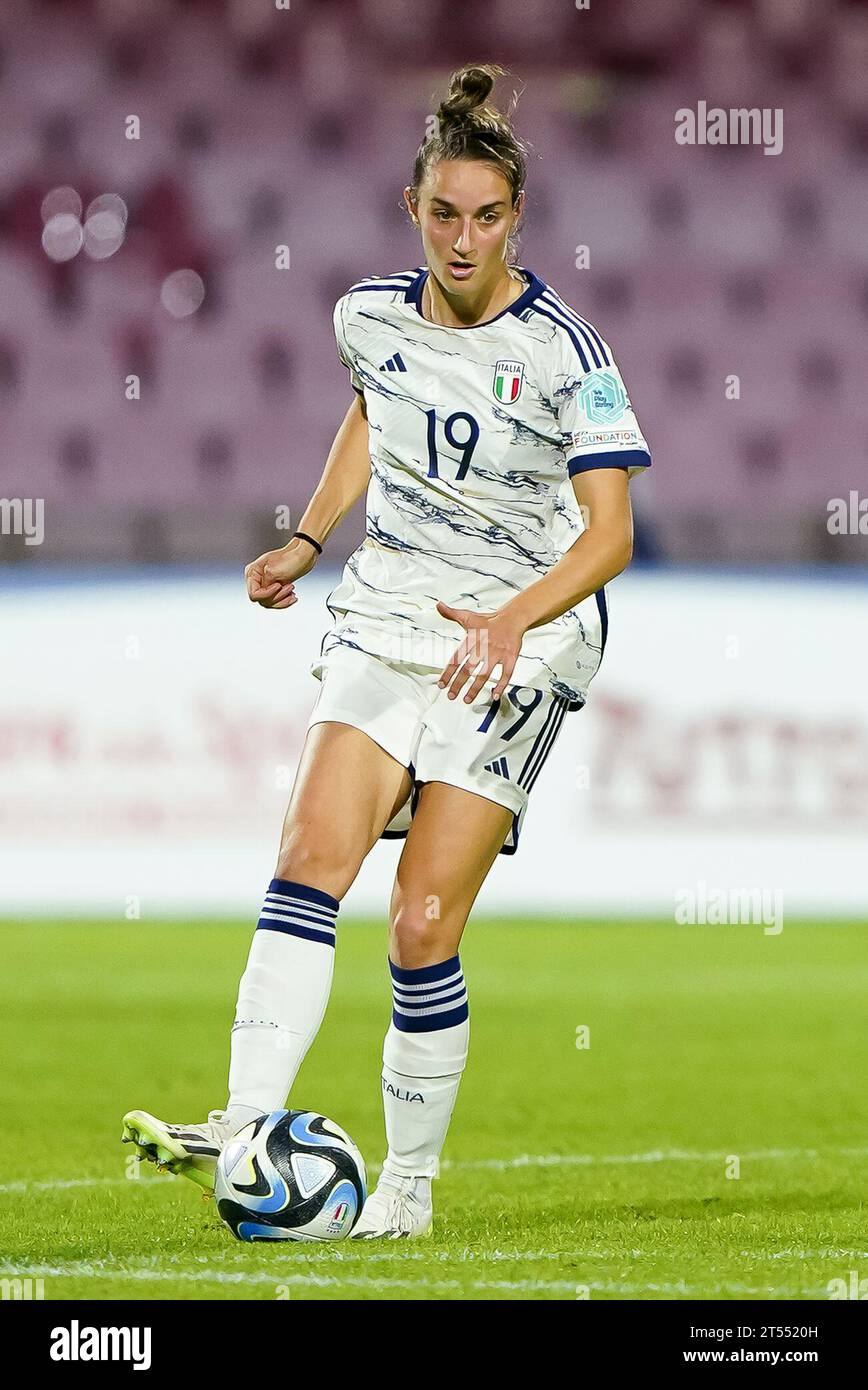 Martina Lenzini of Italy during the UEFA Women's Nations League match ...