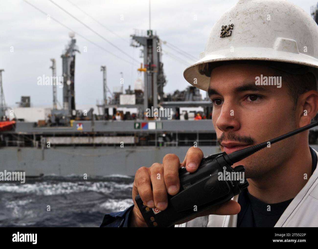 fleet replenishment oiler, Military Sealift Command, REPLENISHMENT AT ...