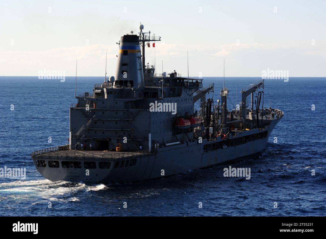 fleet replenishment oiler, msc, RAS, U.S. Navy, USNS John Ericsson (T ...