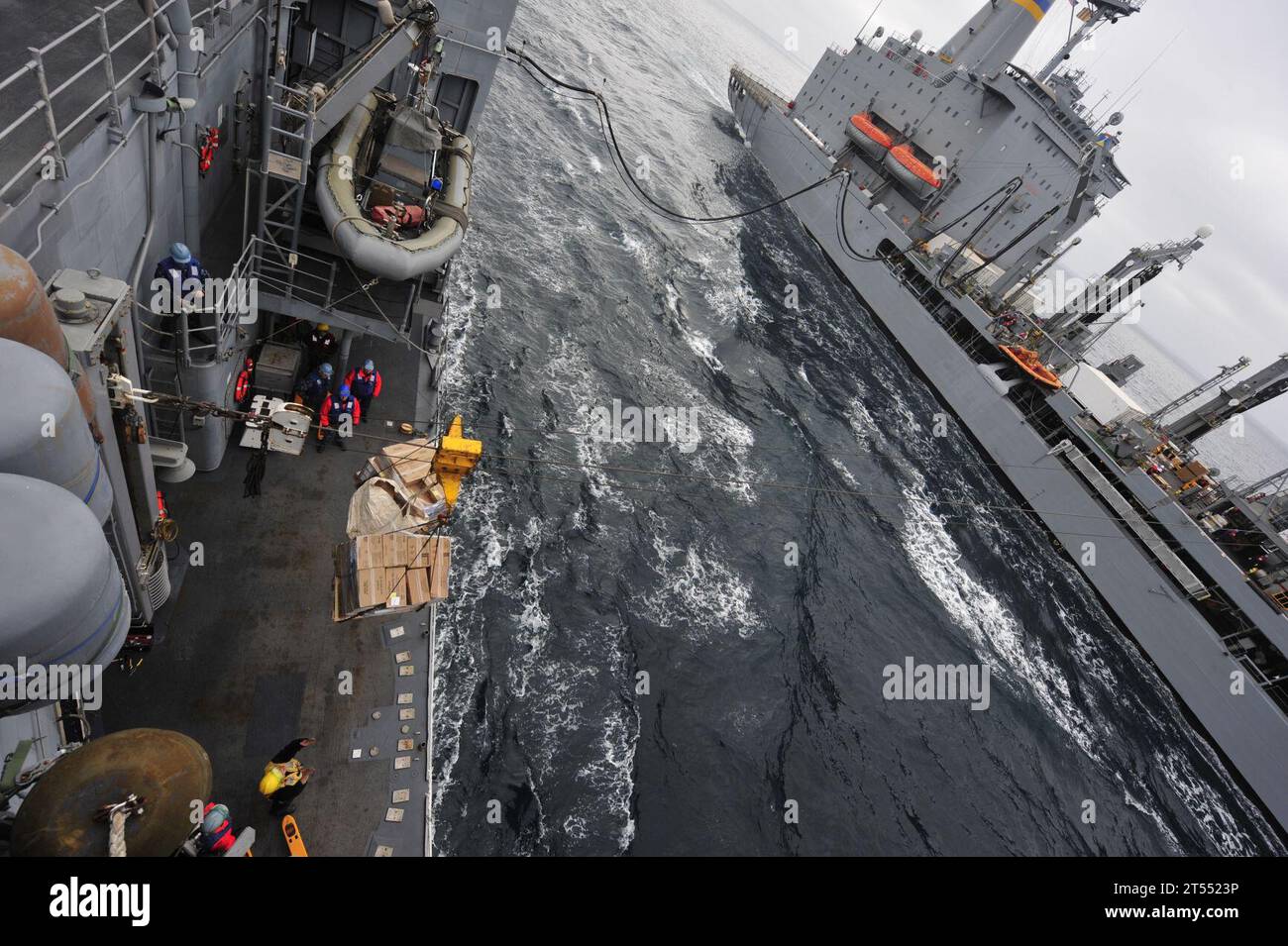 fleet replenishment oiler, Guided-missile cruiser, Military Sealift Command, navy, REPLENISHMENT ...