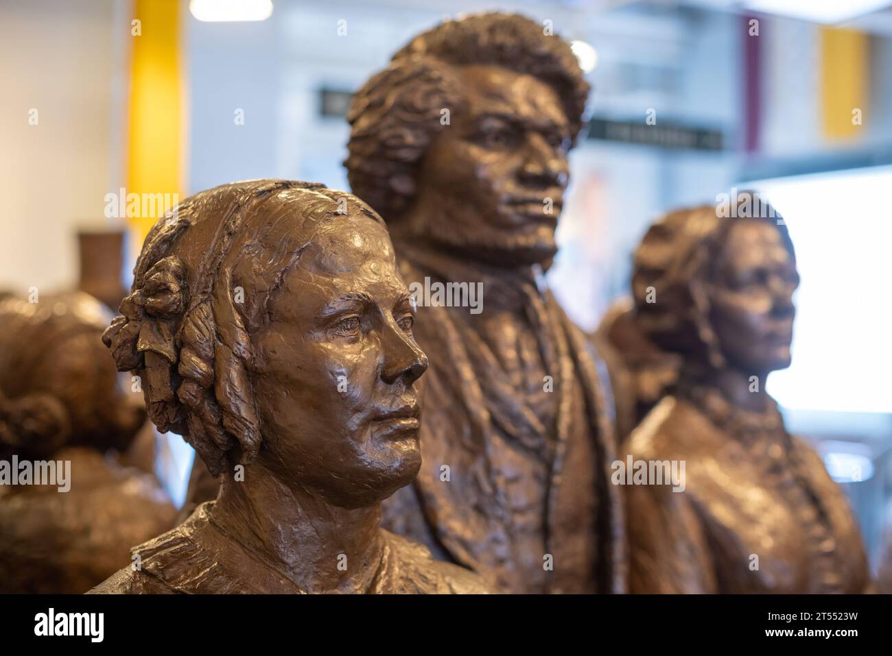 The First Wave Statue Exhibit at The Women's Rights National Historical ...