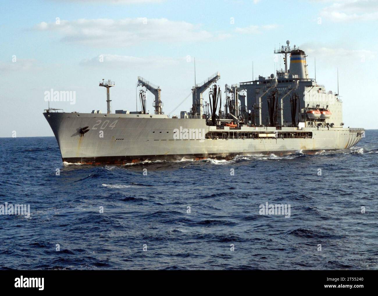 fleet replenishment oiler, Military Sealift Command, Underway ...