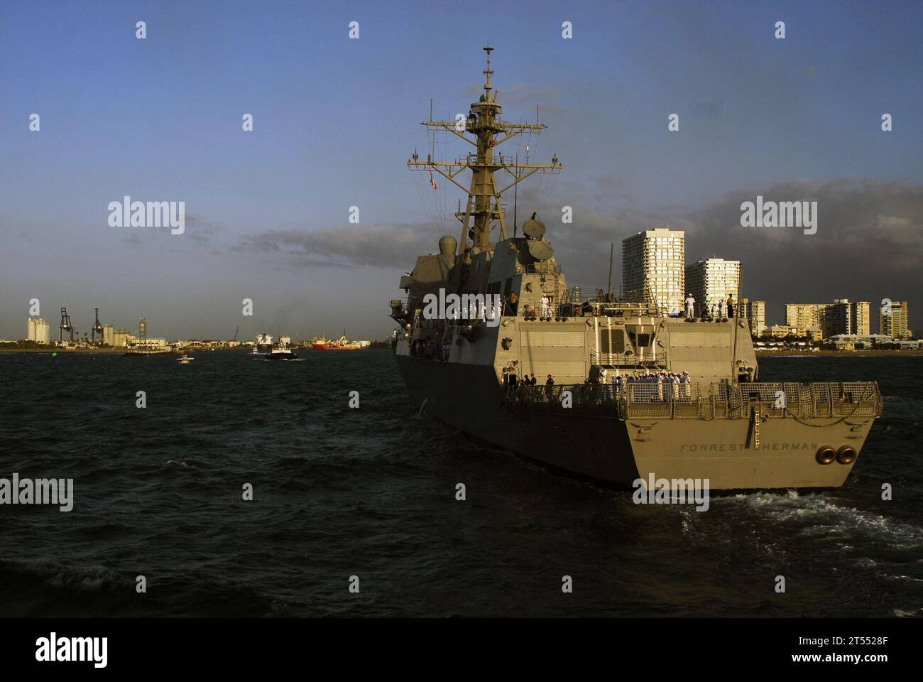 Fleet Week 2009, guided-missile destroyer USS Forrest Sherman (DDG 98 ...