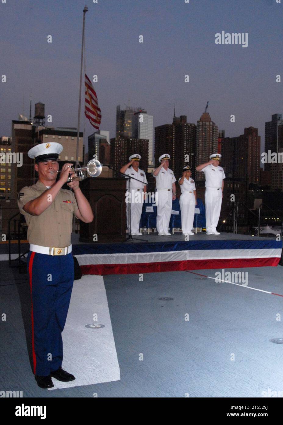 Fleet Week New York 2010, U.S. Marine Forces Reserve Band, USS Iwo Jima ...