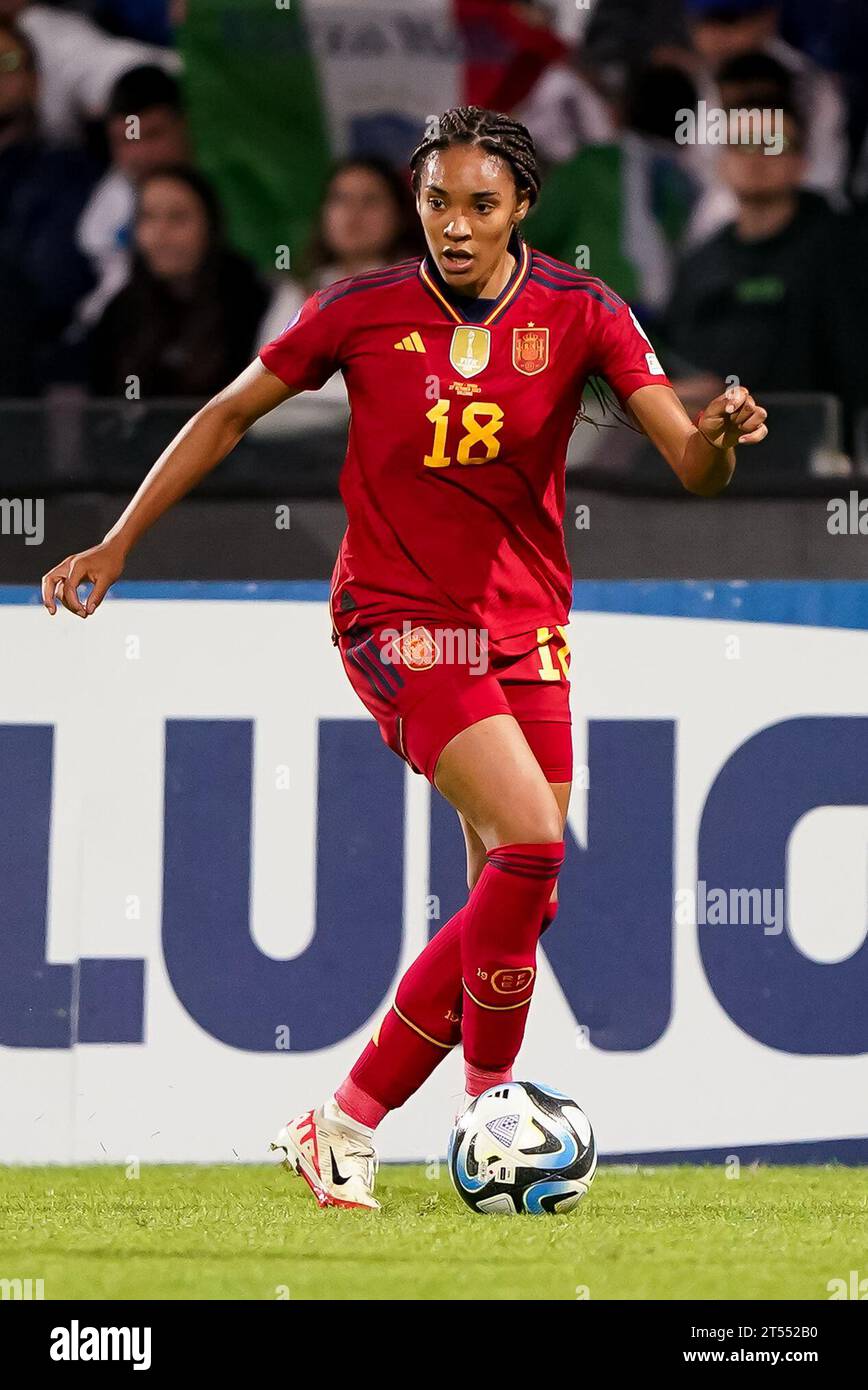 Salma Paralluelo of Spain during the UEFA Women's Nations League match ...