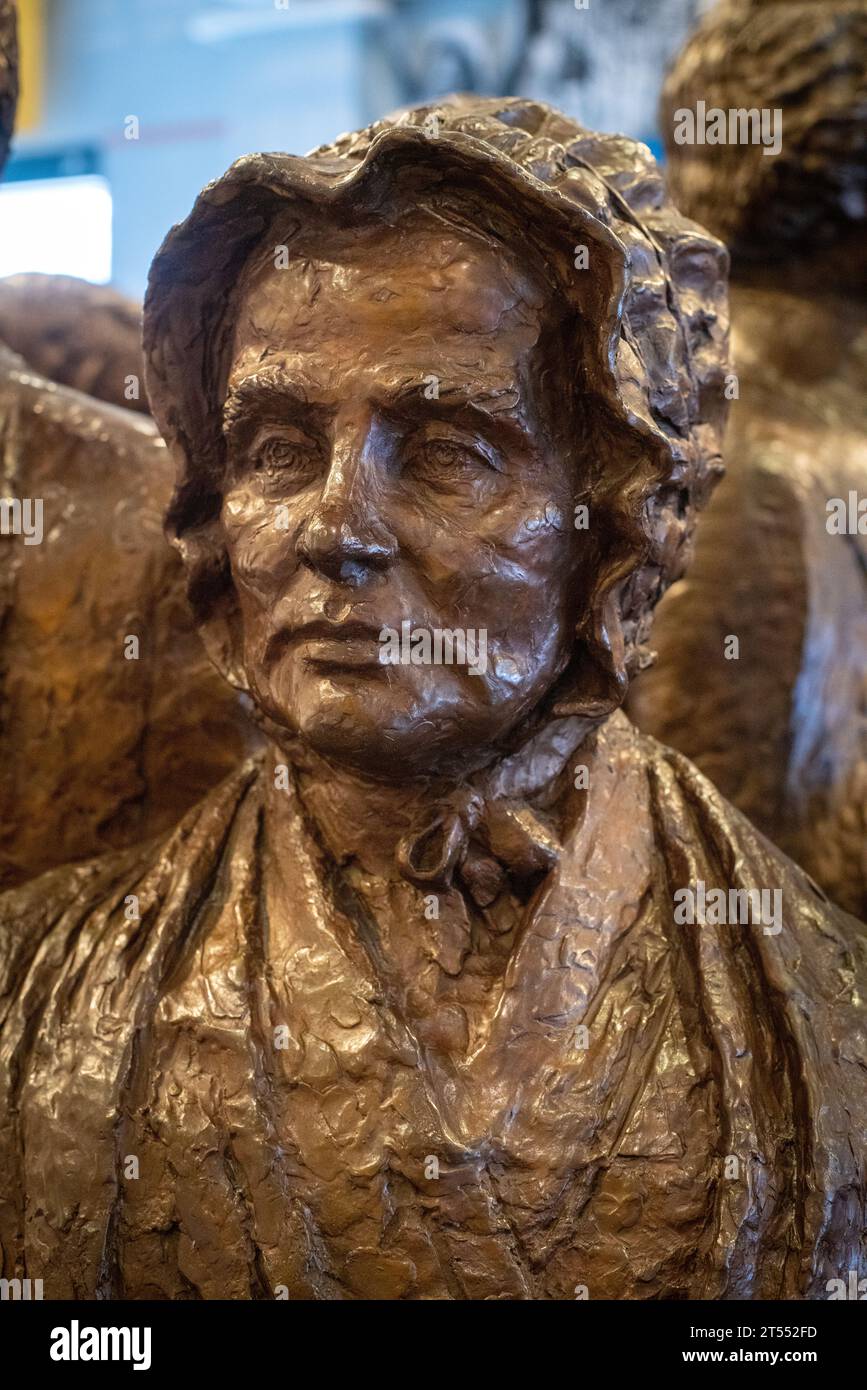 The First Wave Statue Exhibit at The Women's Rights National Historical ...